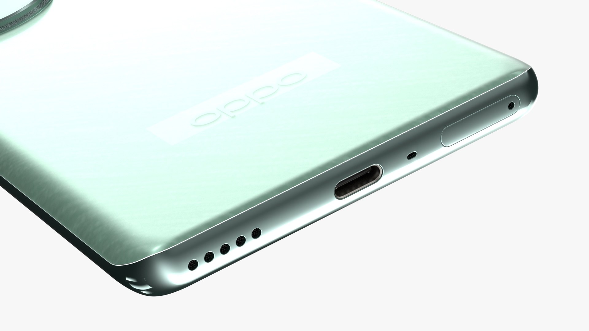 3D OPPO Reno 11 Green Model - TurboSquid 2157319