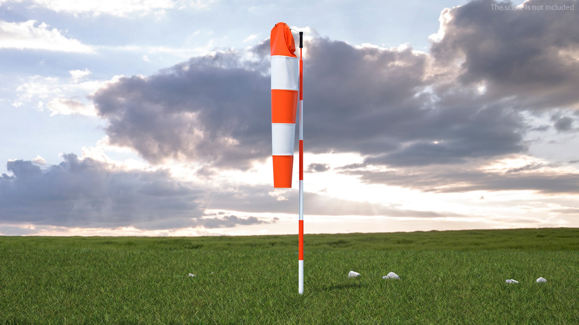Striped Wind Cone Calm 3D Model - TurboSquid 2025431