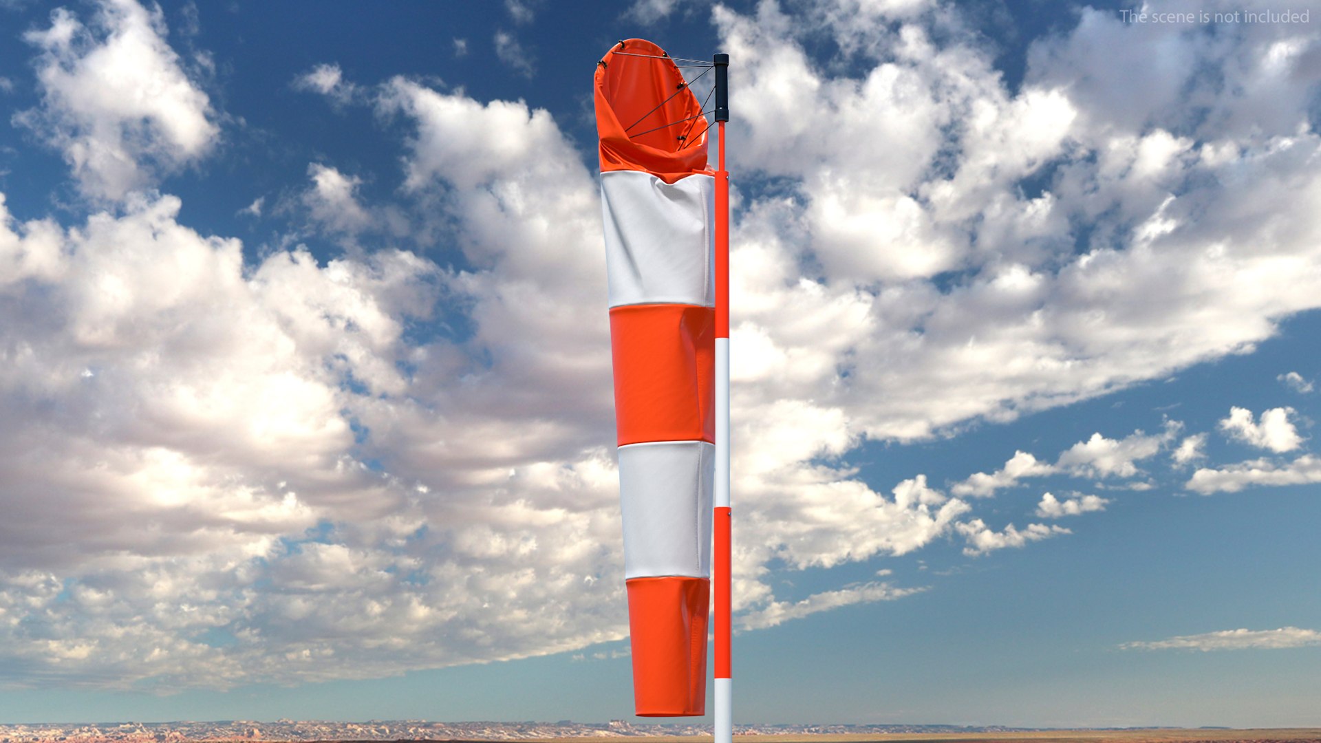 Striped Wind Cone Calm 3D Model - TurboSquid 2025431