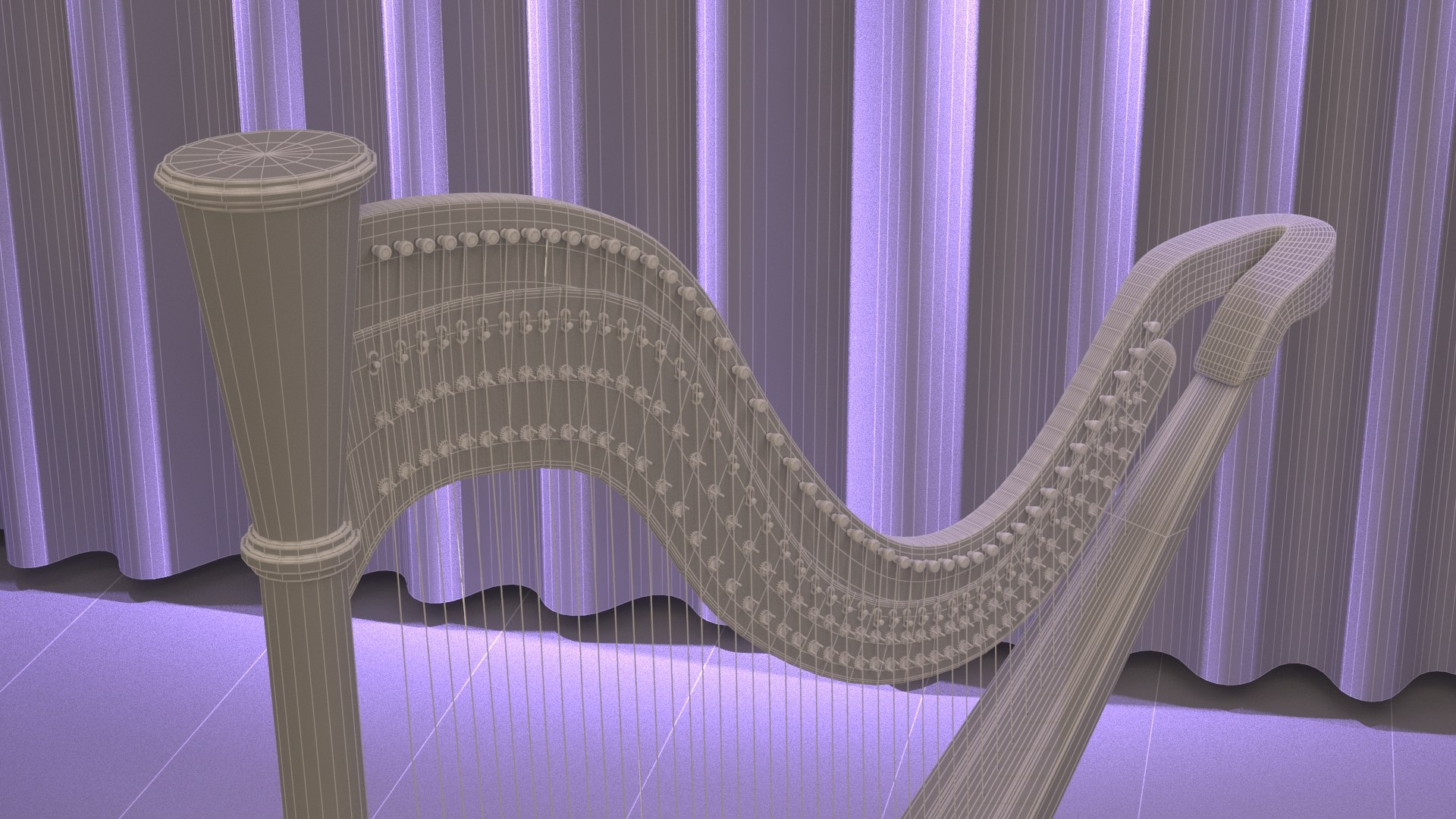 3D Orchestra Concert On Stage - TurboSquid 2028329