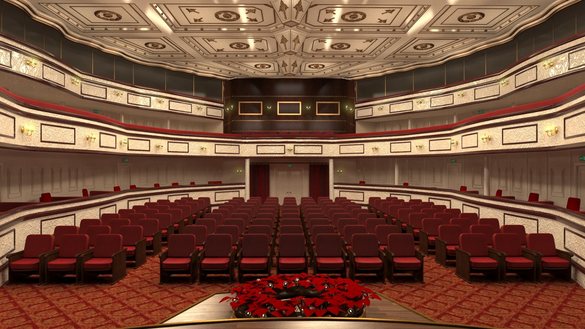 3D Orchestra Concert On Stage - TurboSquid 2028329