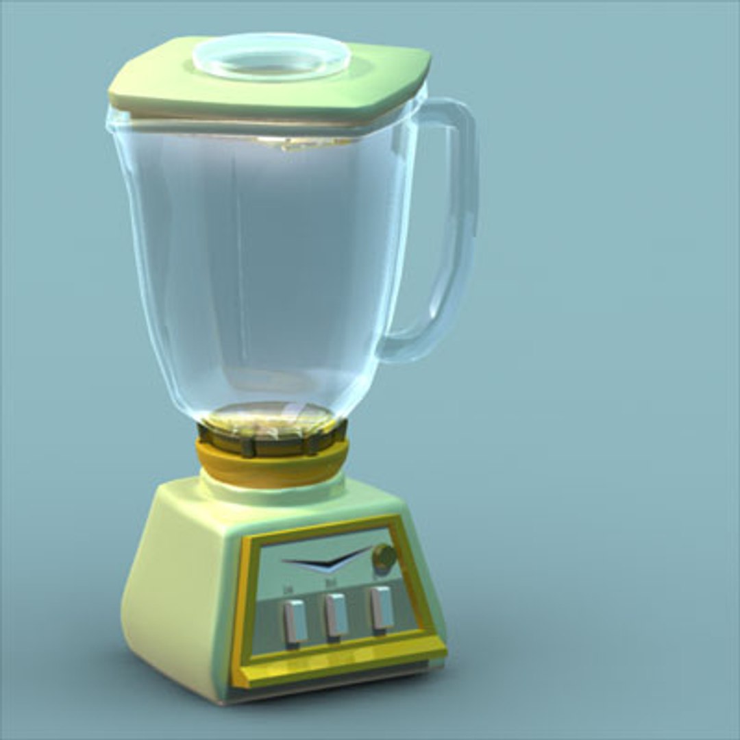 3d Model Retro Blender