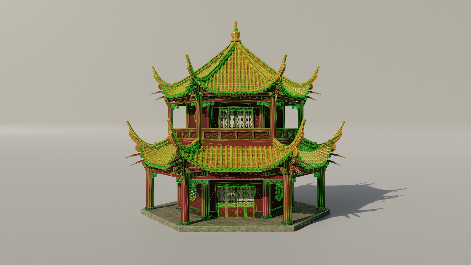 Chinese Temple 3D Model - TurboSquid 2016844