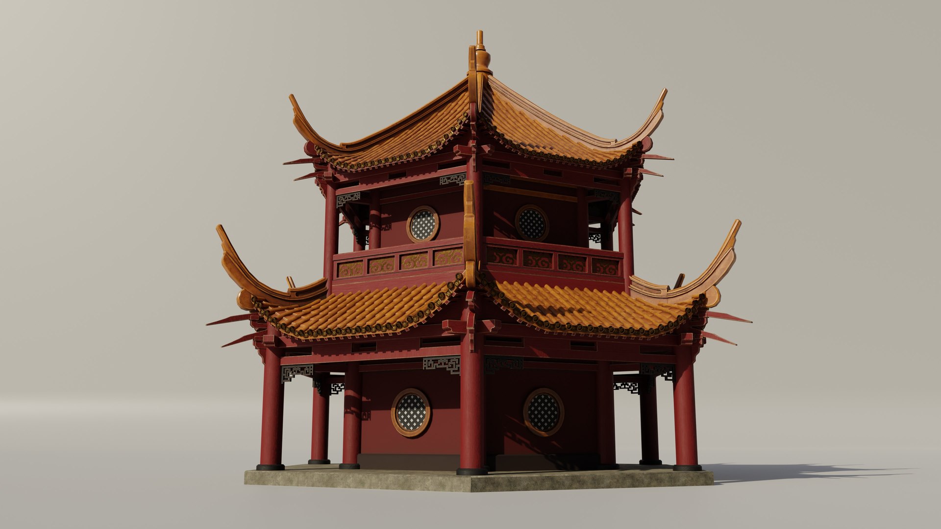 Chinese Temple 3D Model - TurboSquid 2016844