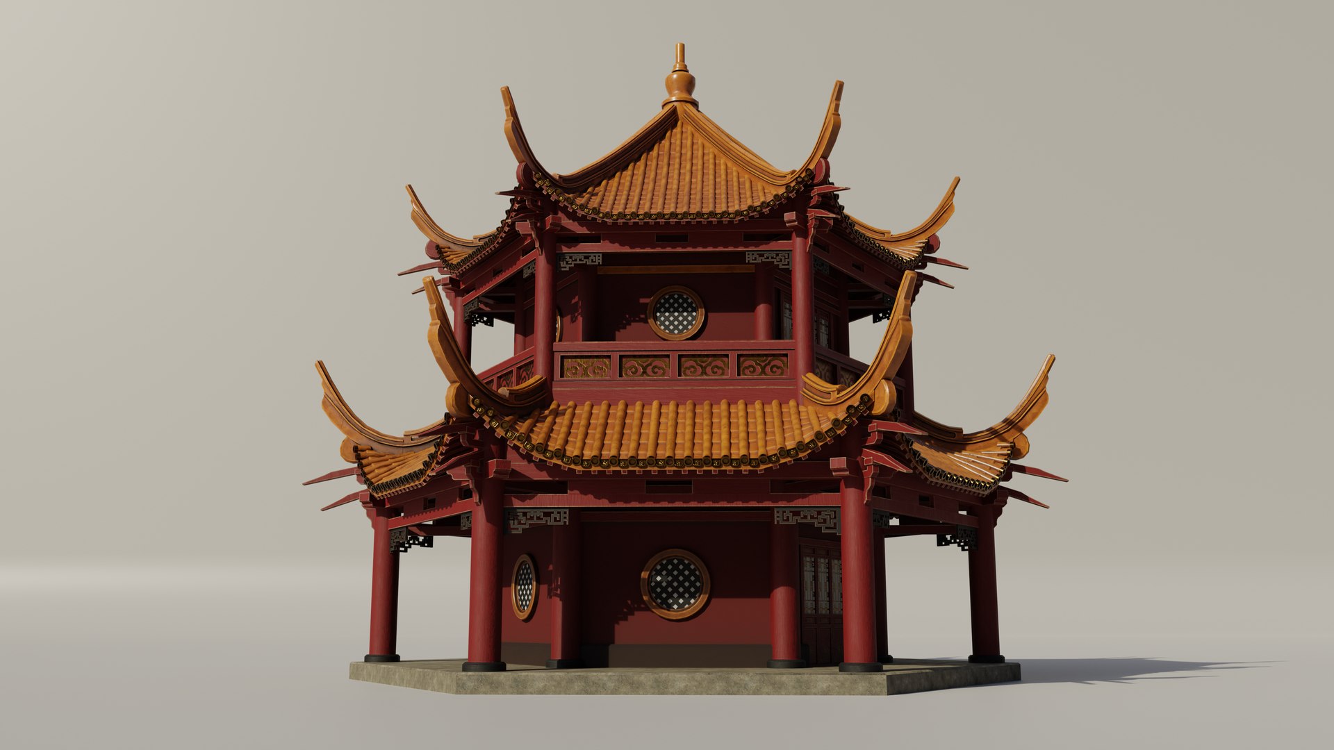 Chinese Temple 3D Model - TurboSquid 2016844