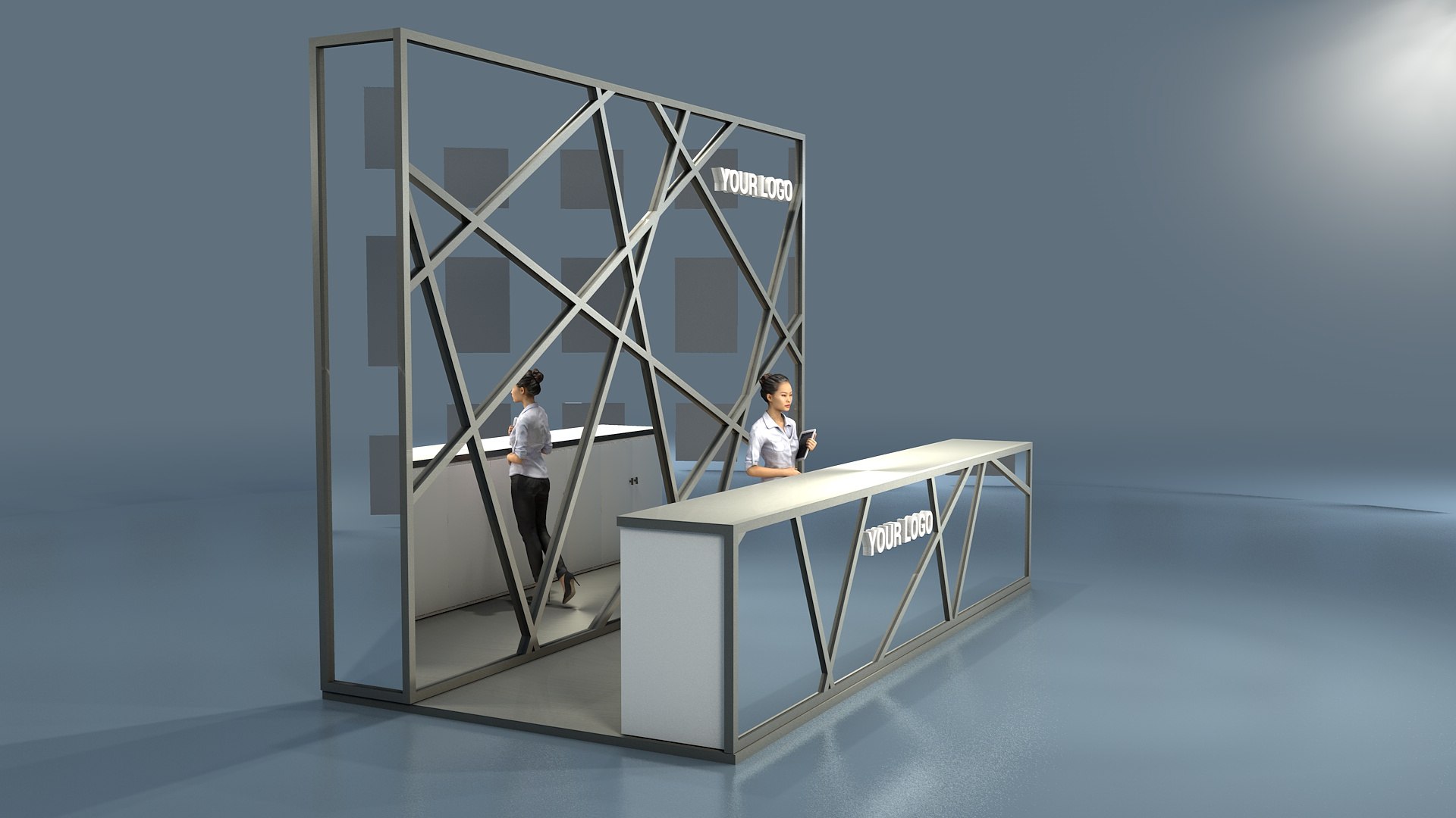 Welcome Desk 3D Model - TurboSquid 1693460