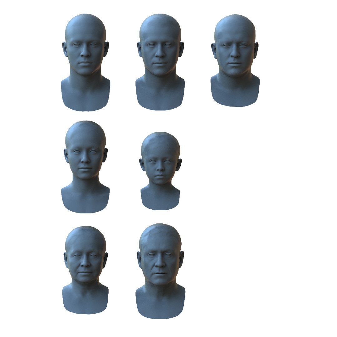 3d Based Face Ages