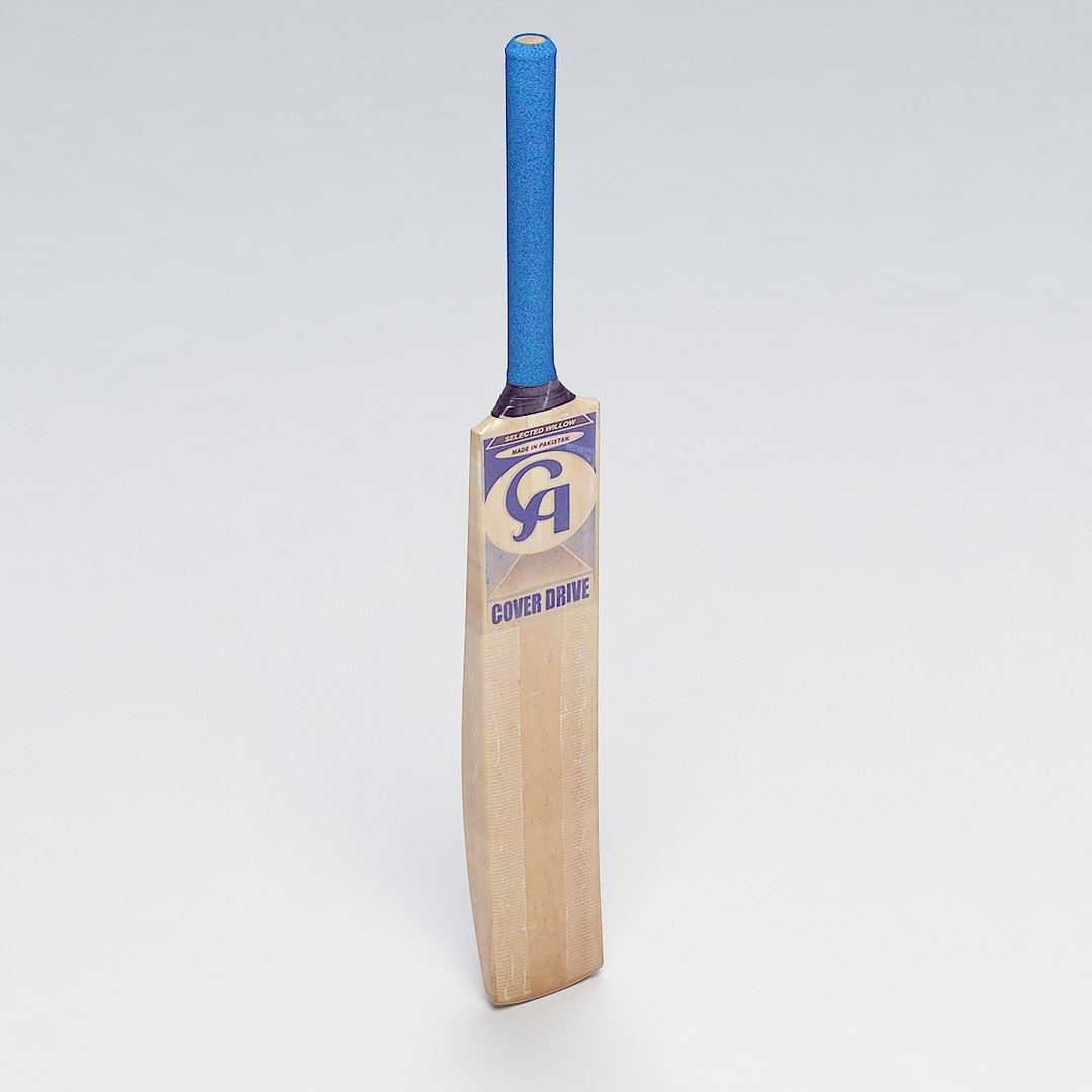 3d Cricket Bat Ca Model
