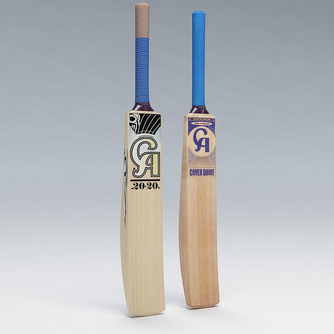 3d Cricket Bat Ca Model