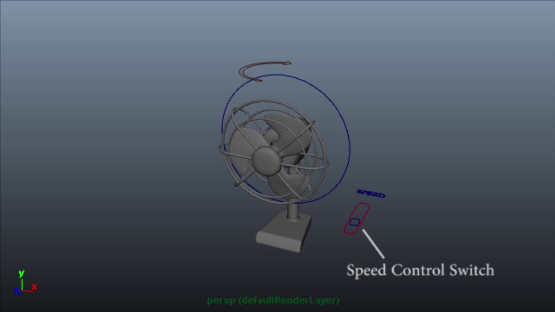 Free 3D Model Rigged Table Fan - TurboSquid 1225322