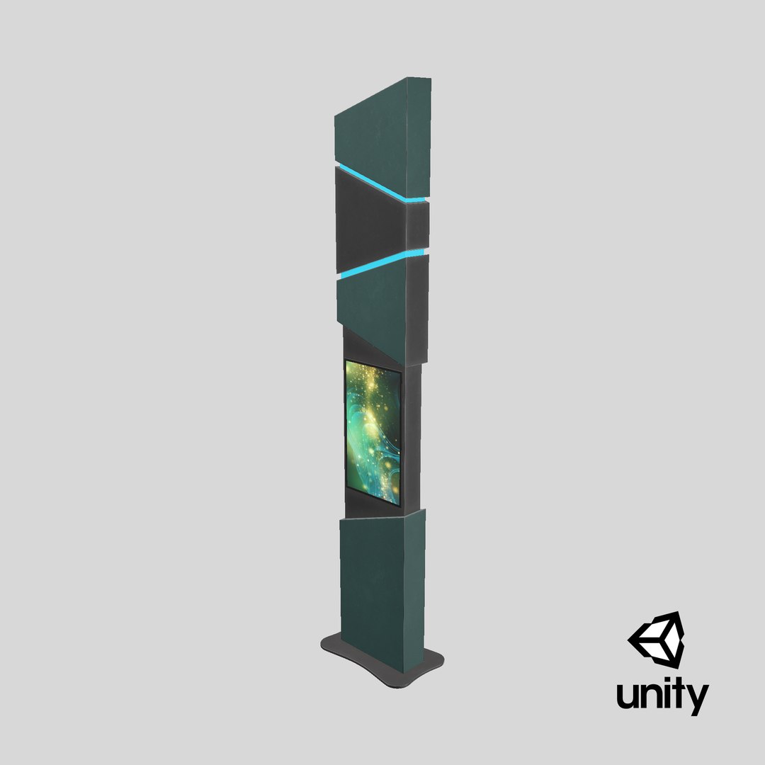 3D Kiosk Info Model - TurboSquid 1309065