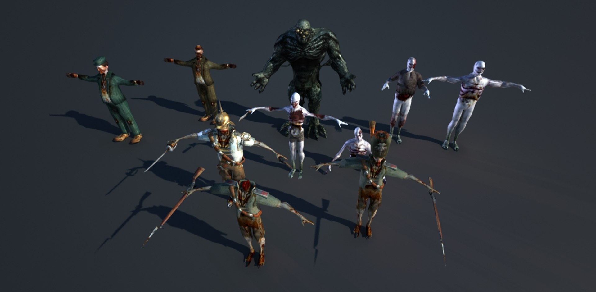 3d Citizens Death Character Pack