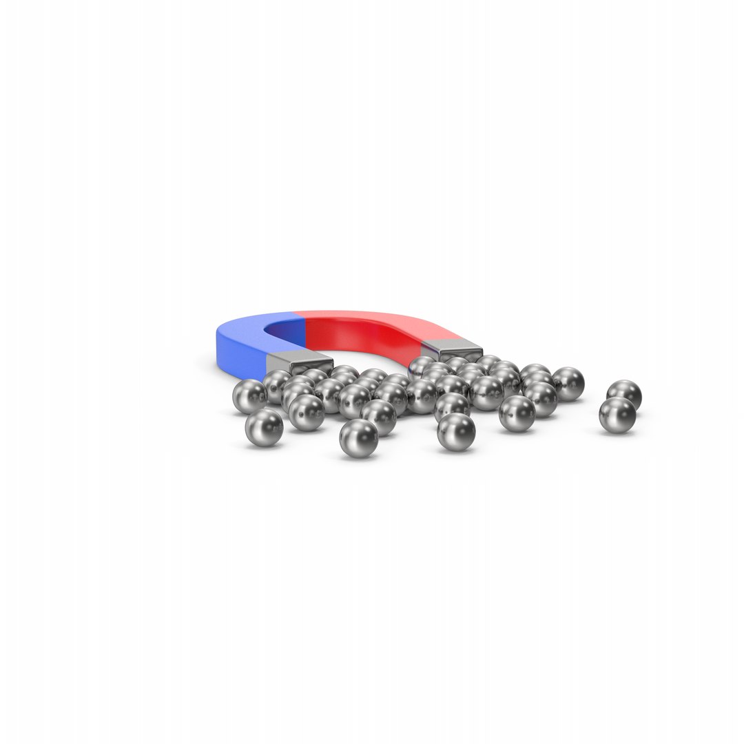 Magnet And Steel Balls 3D Model - TurboSquid 2274233