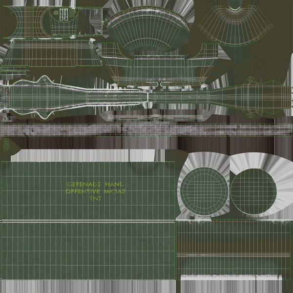 3D Grenade Pack 4K PBR Textures model - TurboSquid 1817968