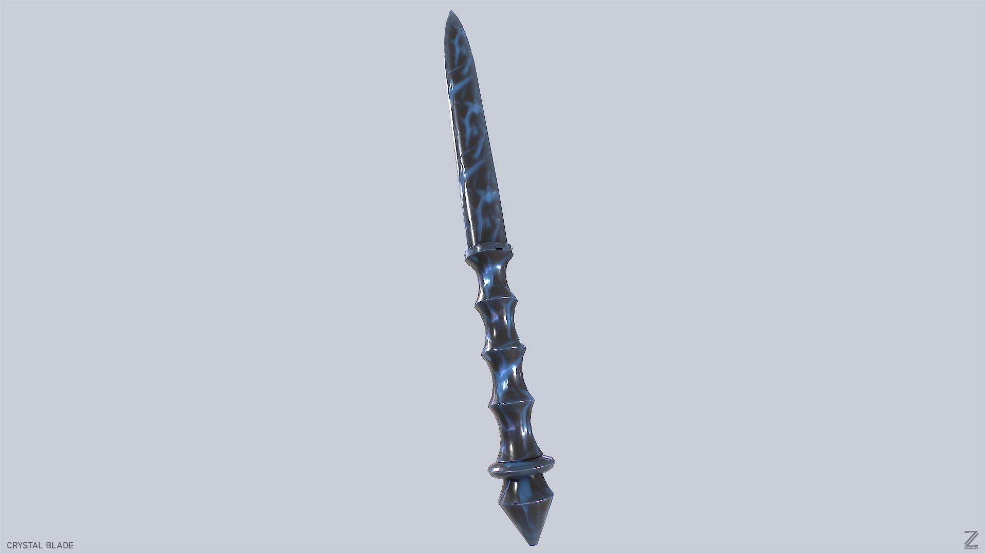 3D Crystal Blade Model - TurboSquid 2415856