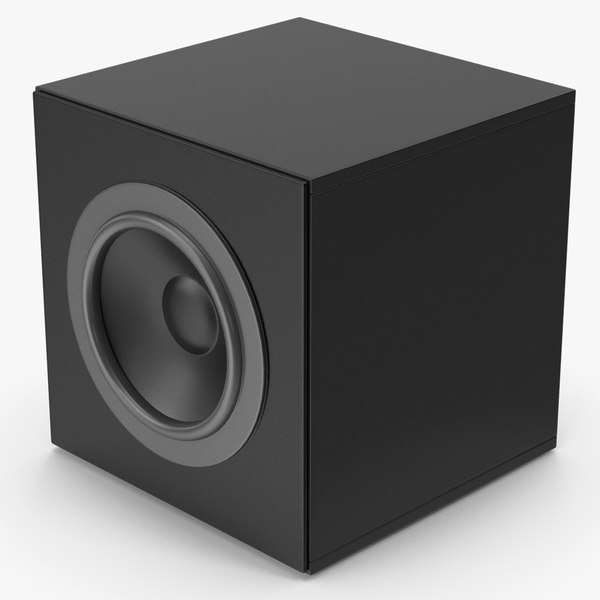 Free 3D Subwoofer Models | TurboSquid