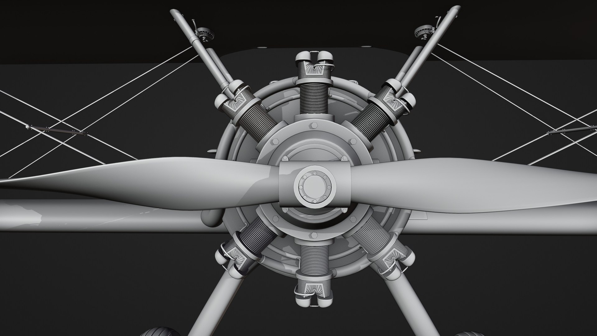 Boeing-Stearman Model 75 Biplane 3D - TurboSquid 2374283