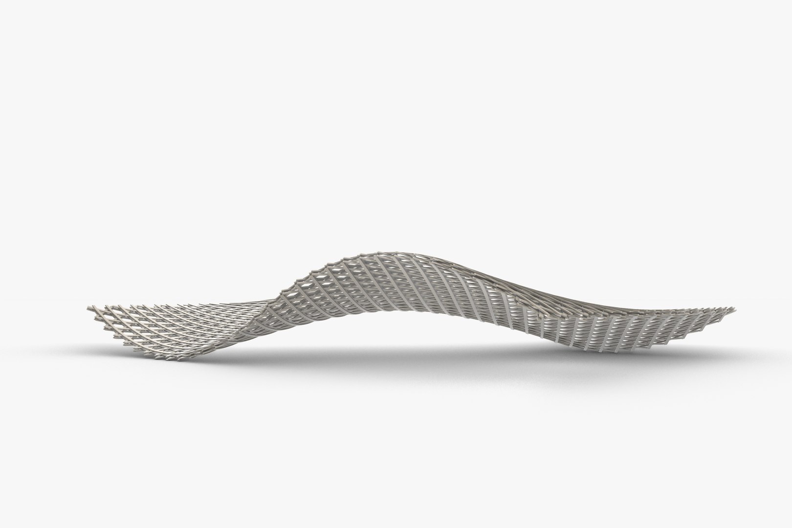 3D 43 Futuristic Layered Timber Beams Structure V1 Model - TurboSquid ...