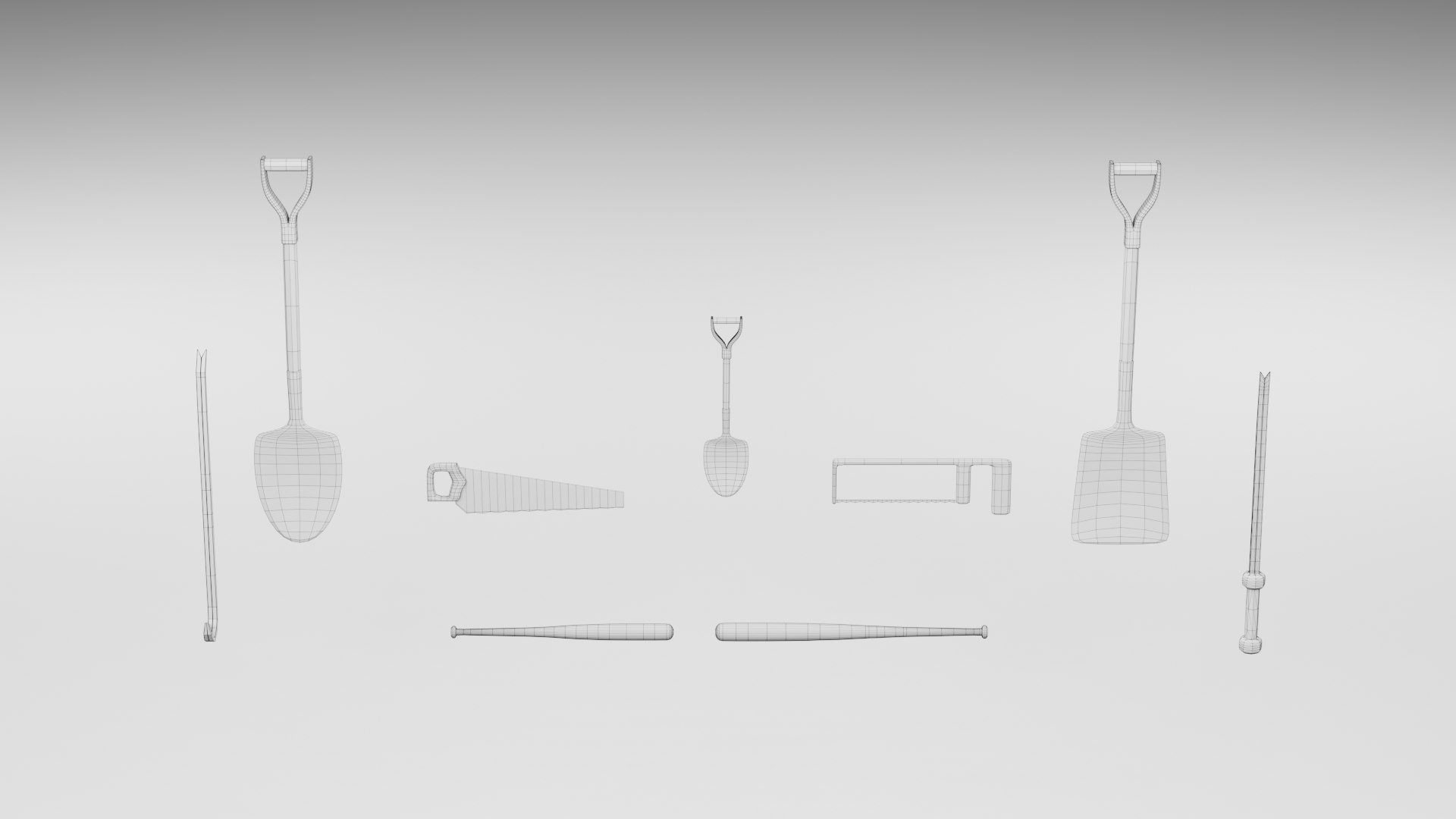 3D Low Poly Tools I - TurboSquid 1989705