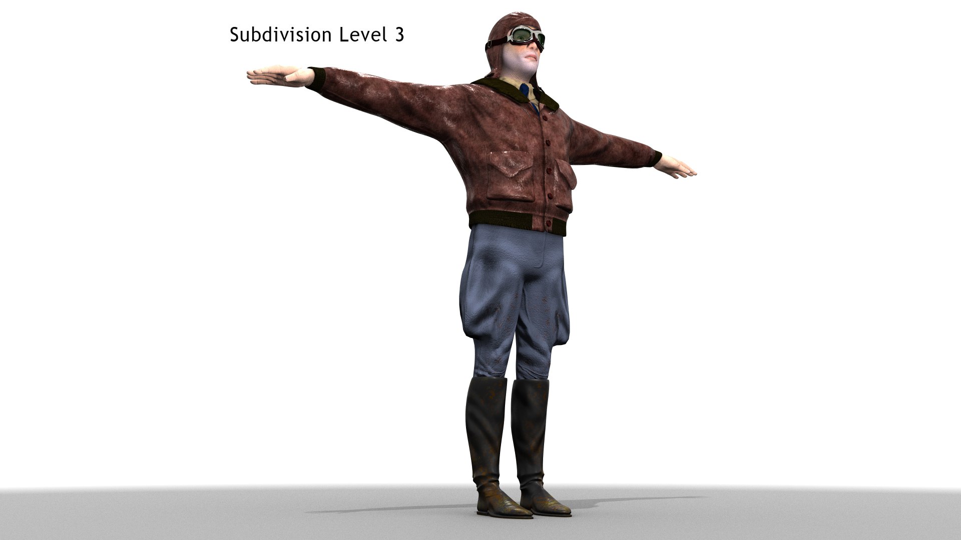 3D Flyboy Barnstorm Pilot Rig Model - TurboSquid 1712362