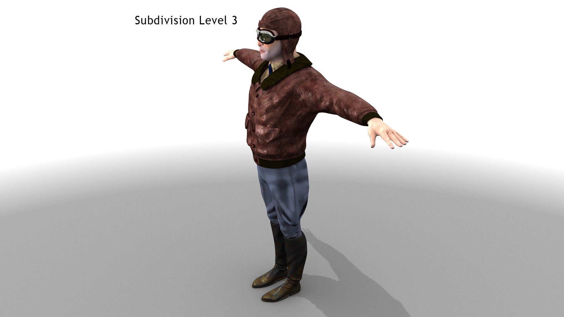 3D Flyboy Barnstorm Pilot Rig Model - TurboSquid 1712362