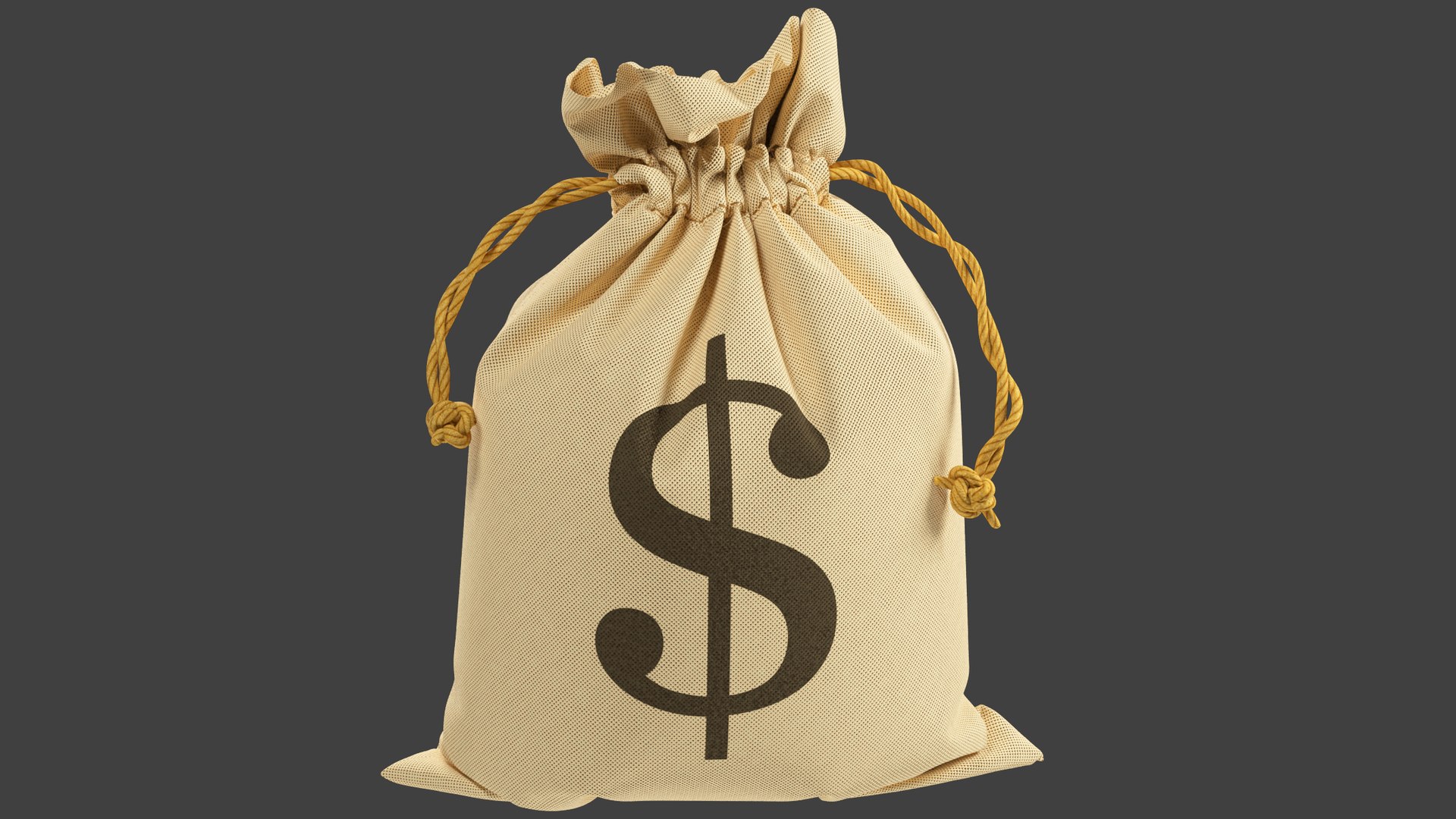 3D Money Bags Collection V3 model - TurboSquid 1923942