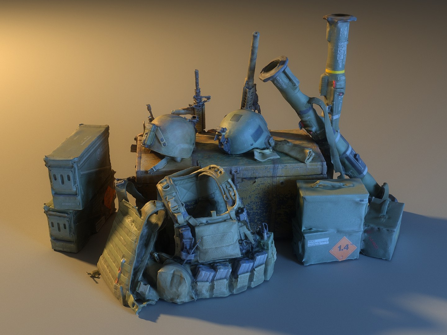 3D Arsenal Armory Model - TurboSquid 1418311