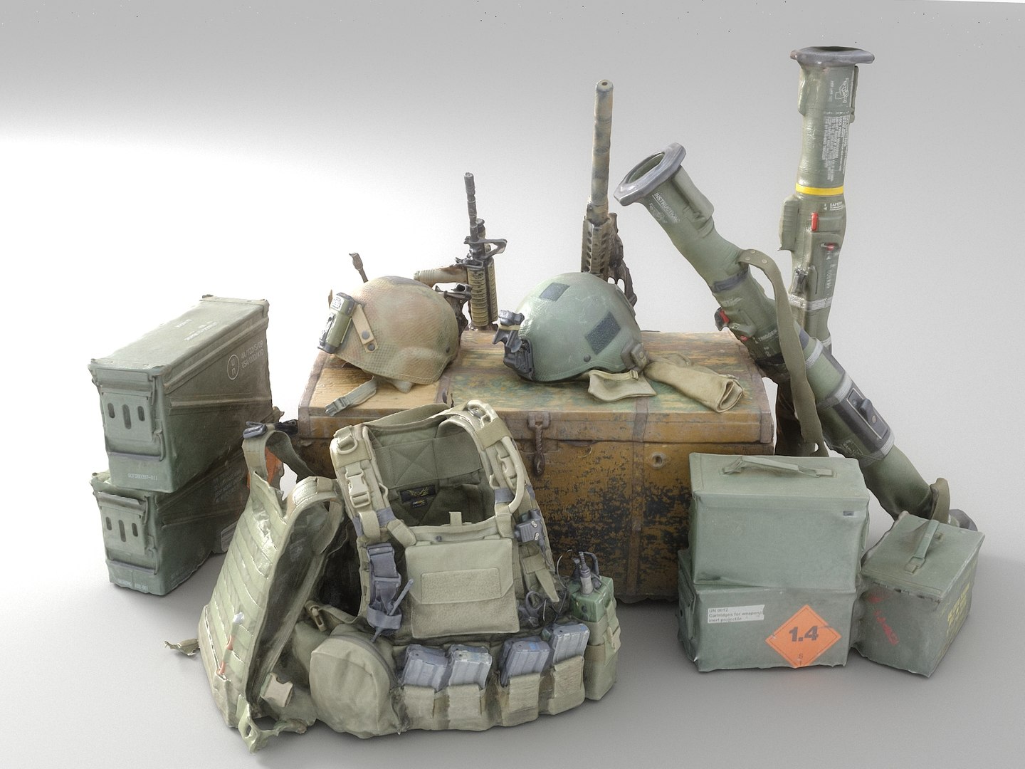 3D Arsenal Armory Model - TurboSquid 1418311