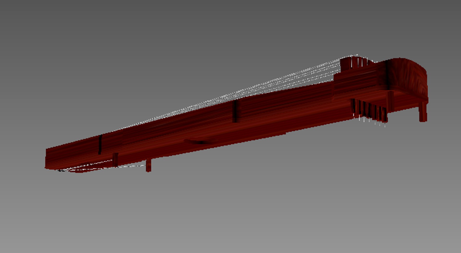 3D Guqin Musical Instrument Model - TurboSquid 1610183