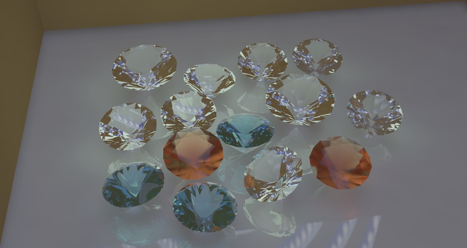 3d diamond model