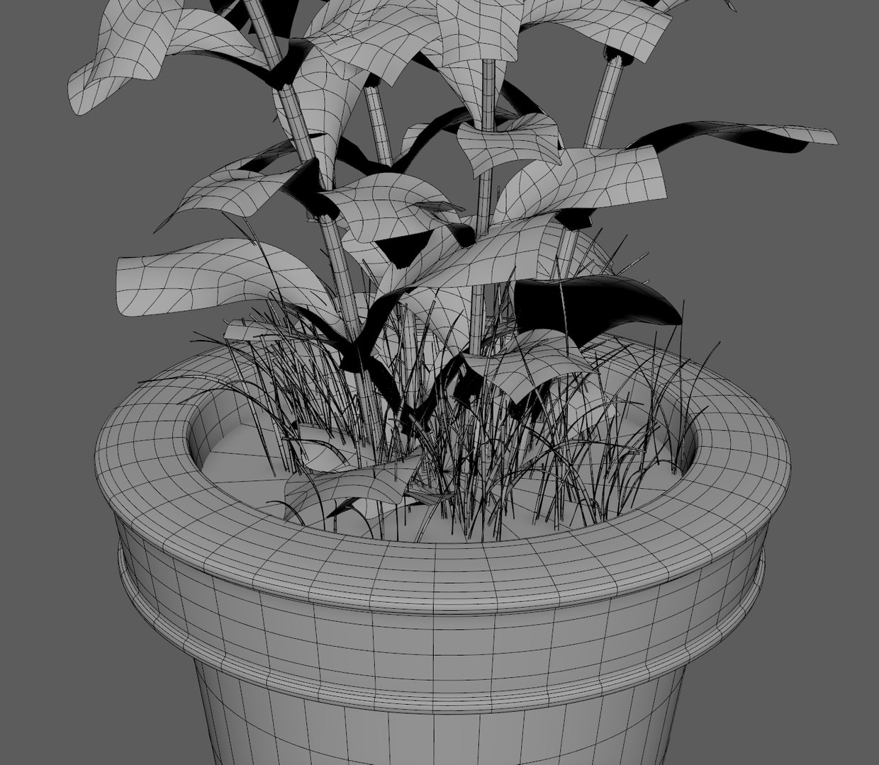 Flower Pot Model - TurboSquid 1324870