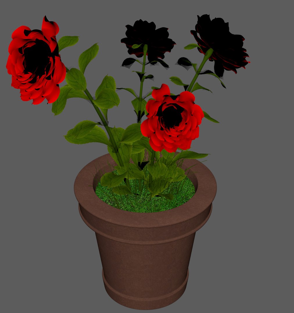 Flower Pot Model - TurboSquid 1324870