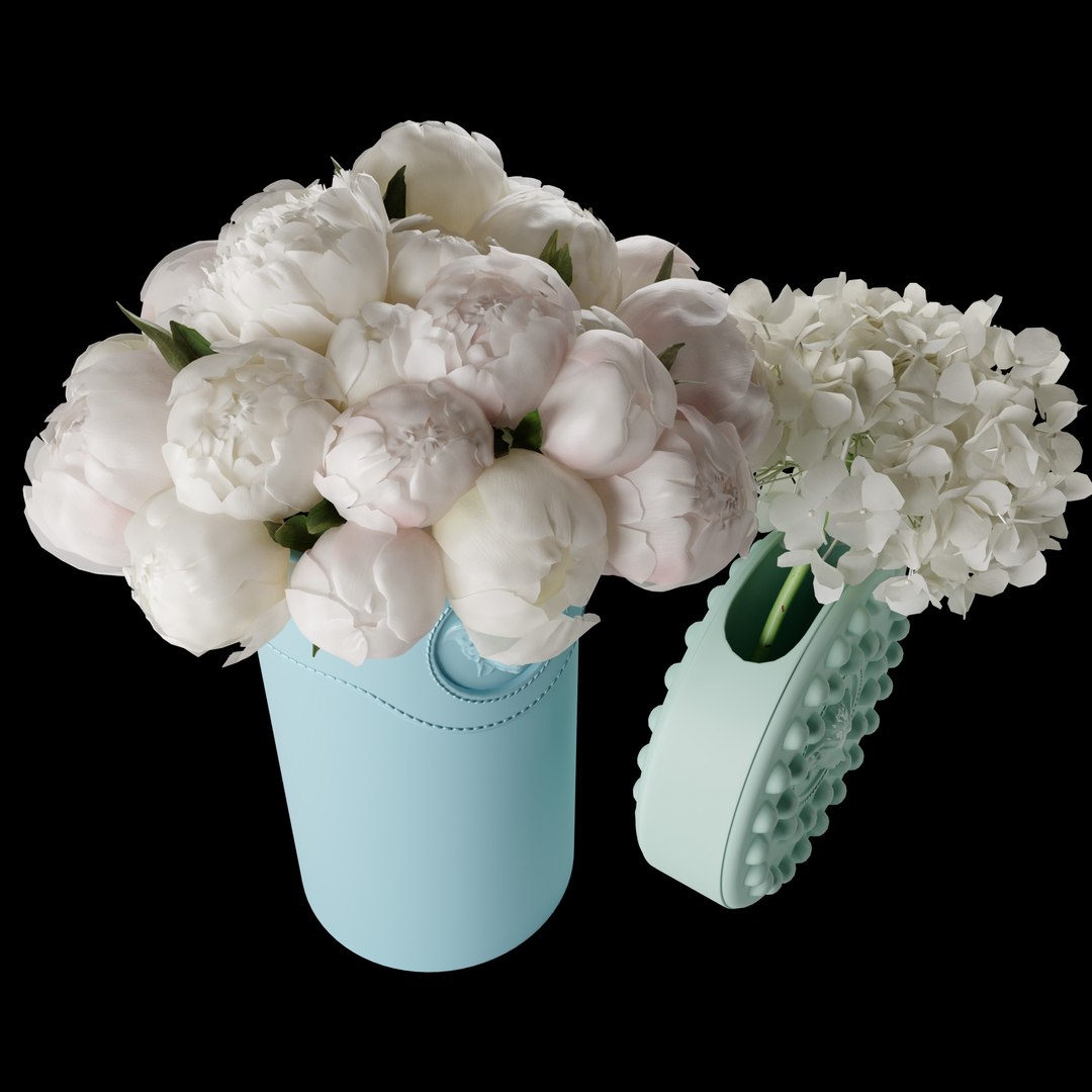 Vases Versace Bouquets 3D Model - TurboSquid 1913460