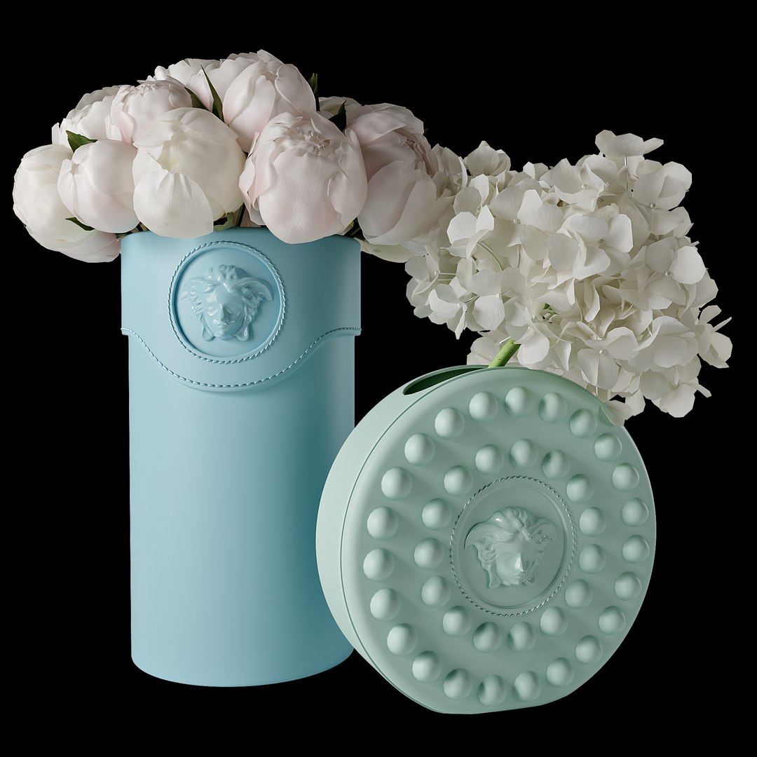 Vases Versace Bouquets 3D Model - TurboSquid 1913460