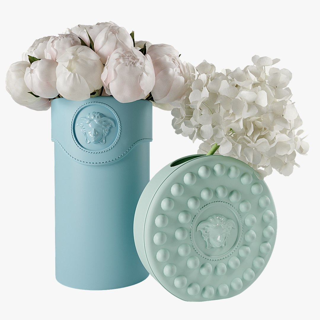 Vases Versace Bouquets 3D Model - TurboSquid 1913460