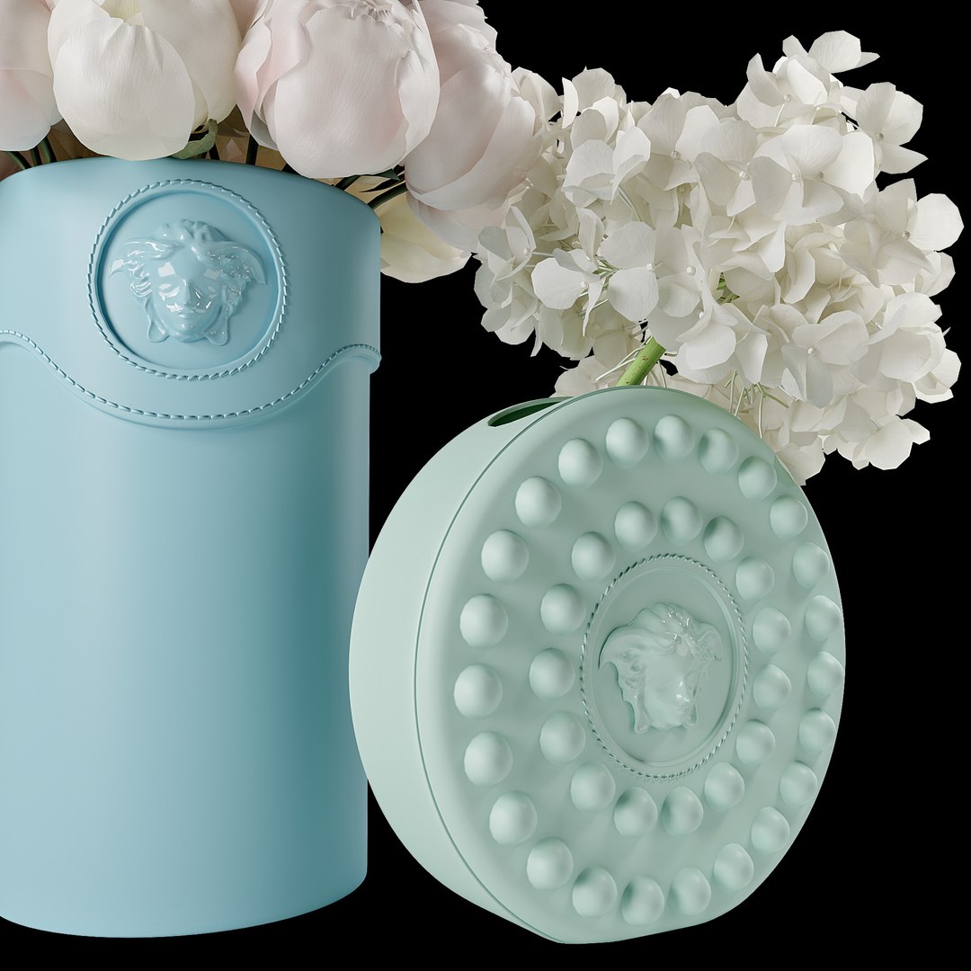 Vases Versace Bouquets 3D Model - TurboSquid 1913460