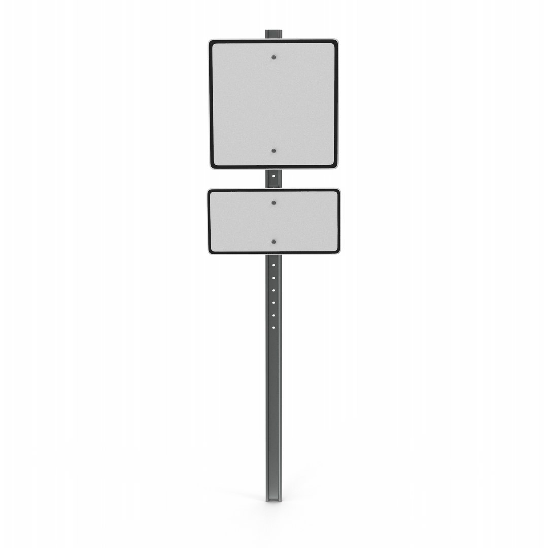 Road Sign Model - TurboSquid 2038614