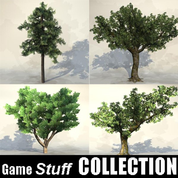 3d pc tree model