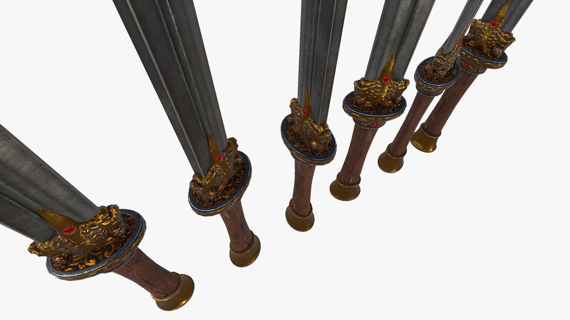 Fantasy Sword RPG Chinese Dao Blade Sword Straight Gladius Broad ...