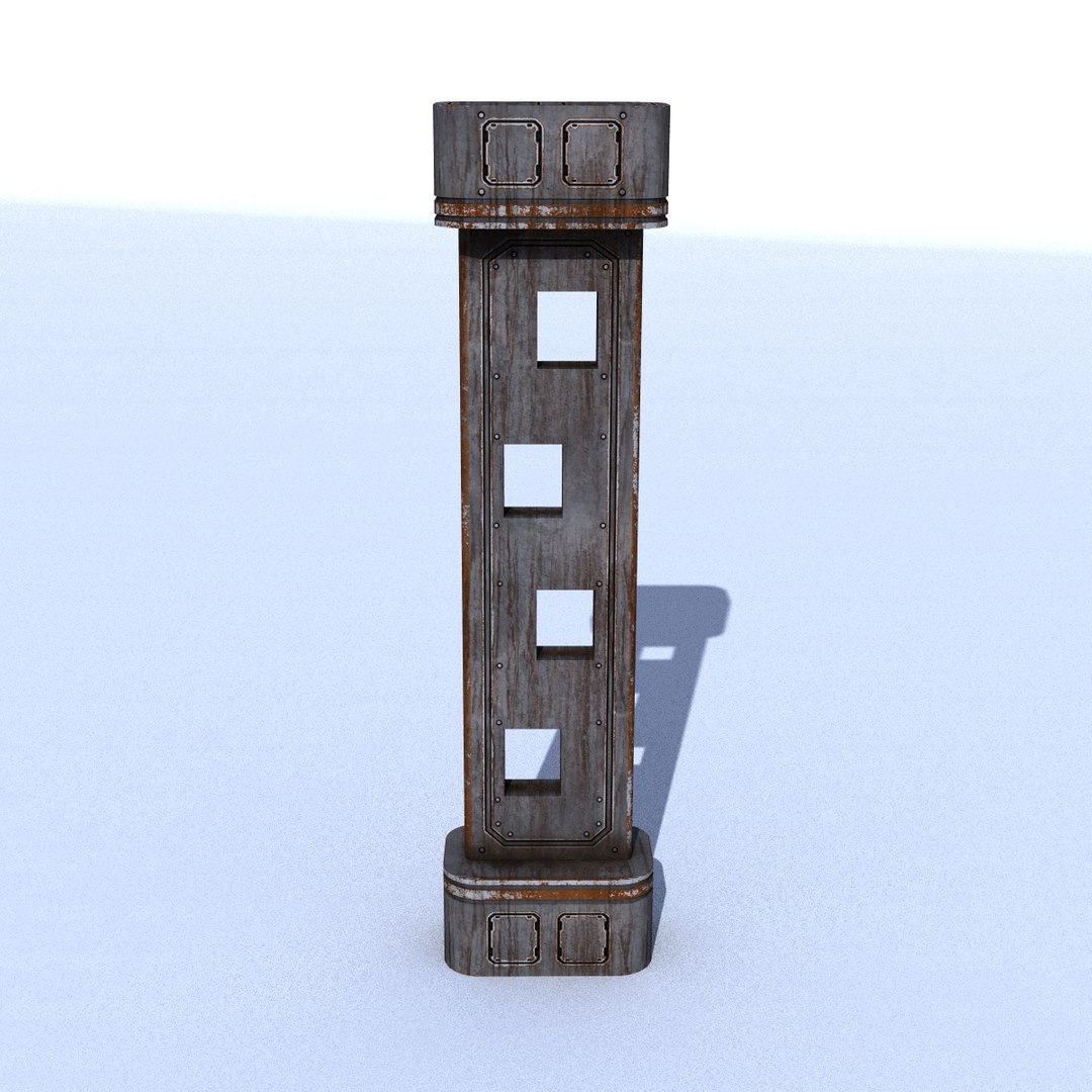 Pillar Model - TurboSquid 1513502