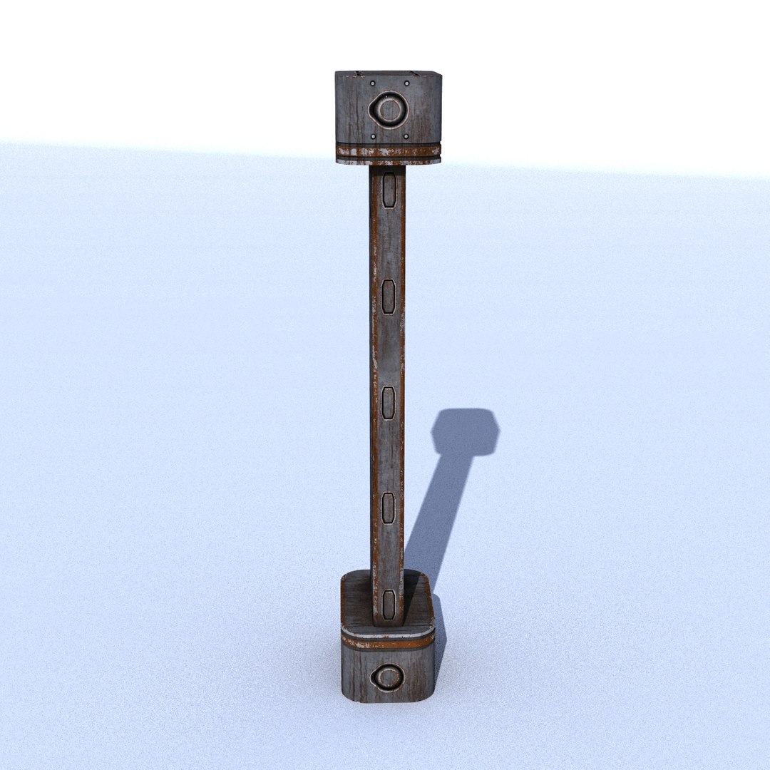 Pillar Model - TurboSquid 1513502