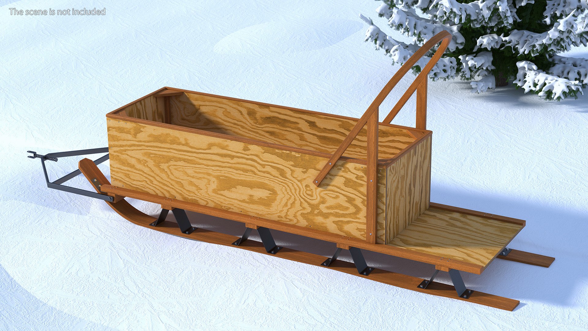 3D model Box Freight Sled - TurboSquid 2113268