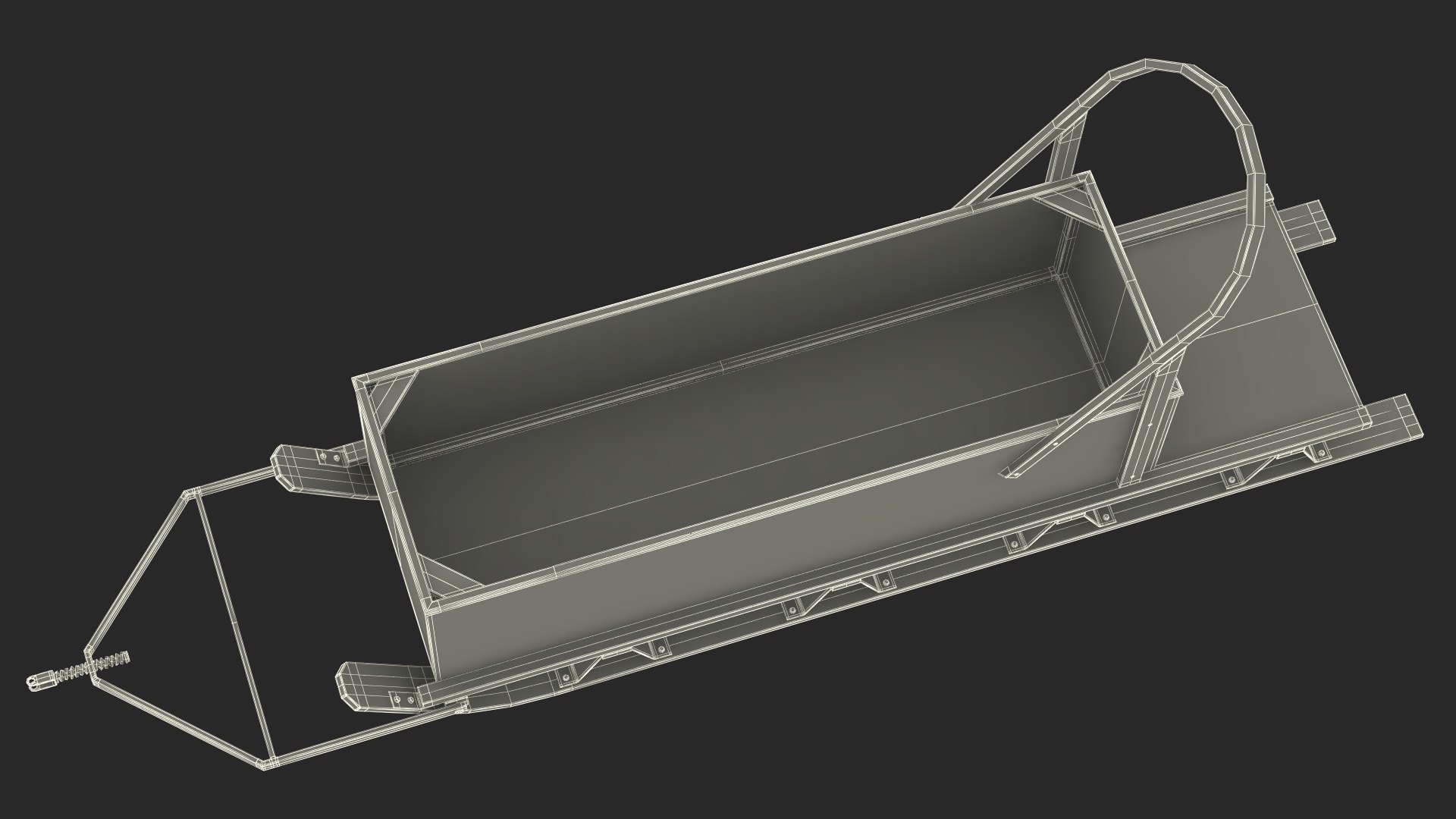 3D model Box Freight Sled - TurboSquid 2113268