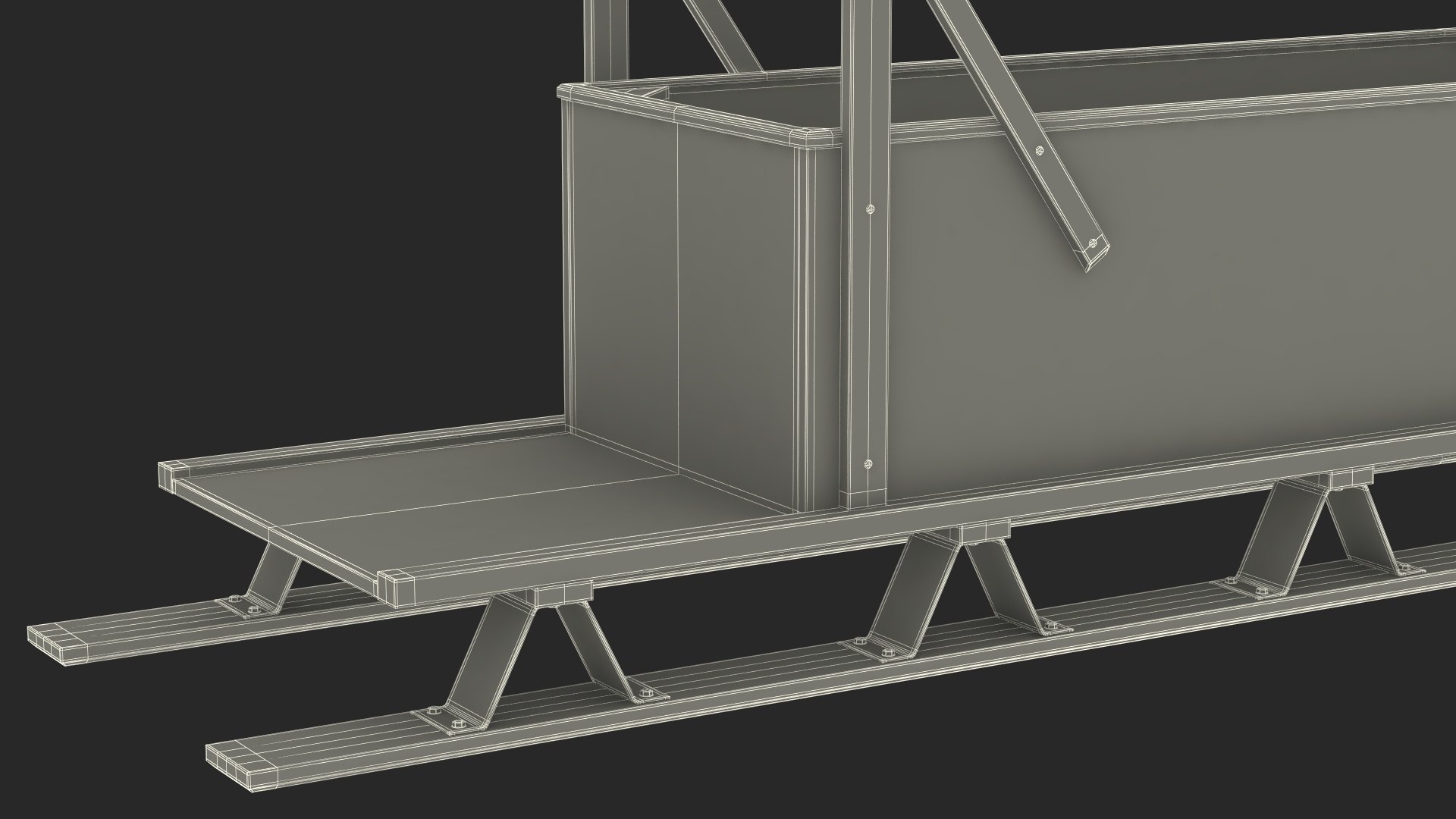 3D model Box Freight Sled - TurboSquid 2113268