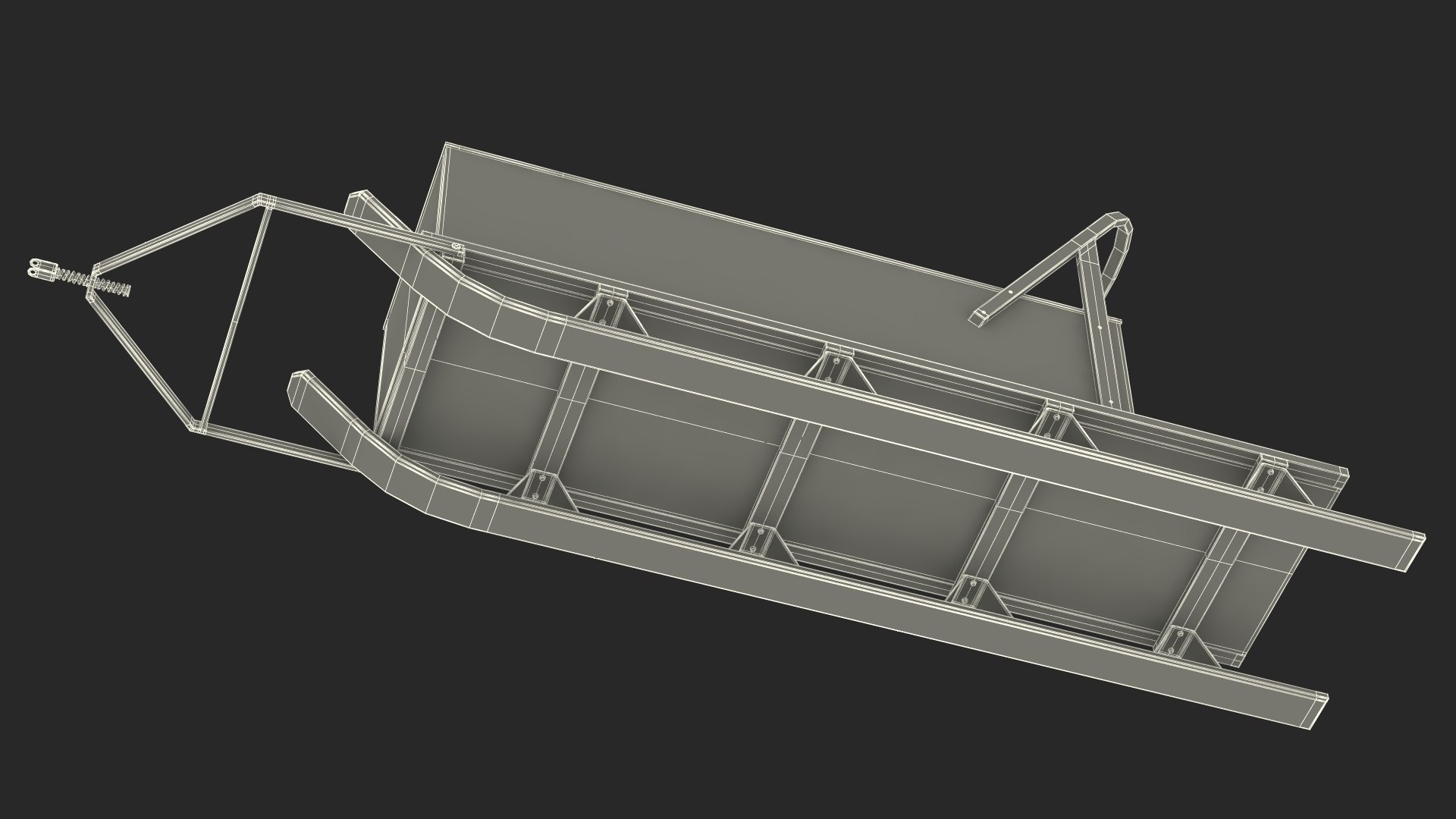 3D model Box Freight Sled - TurboSquid 2113268