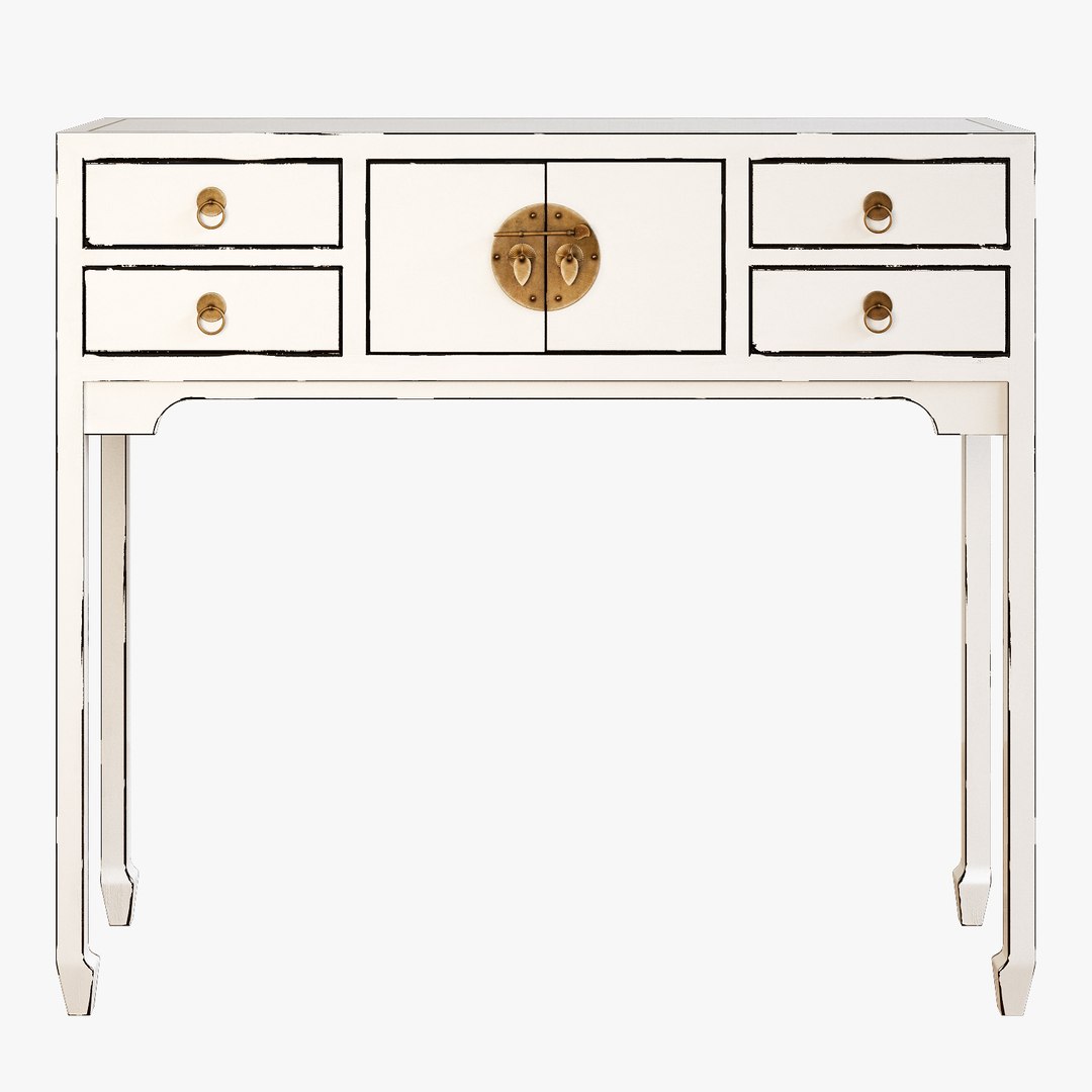 3D Model Realistic Console Table - TurboSquid 1168741