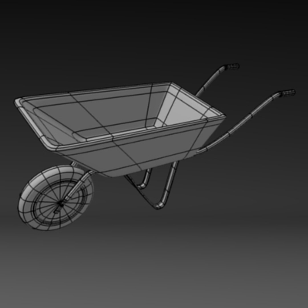 Whell-barrow 3d 3ds