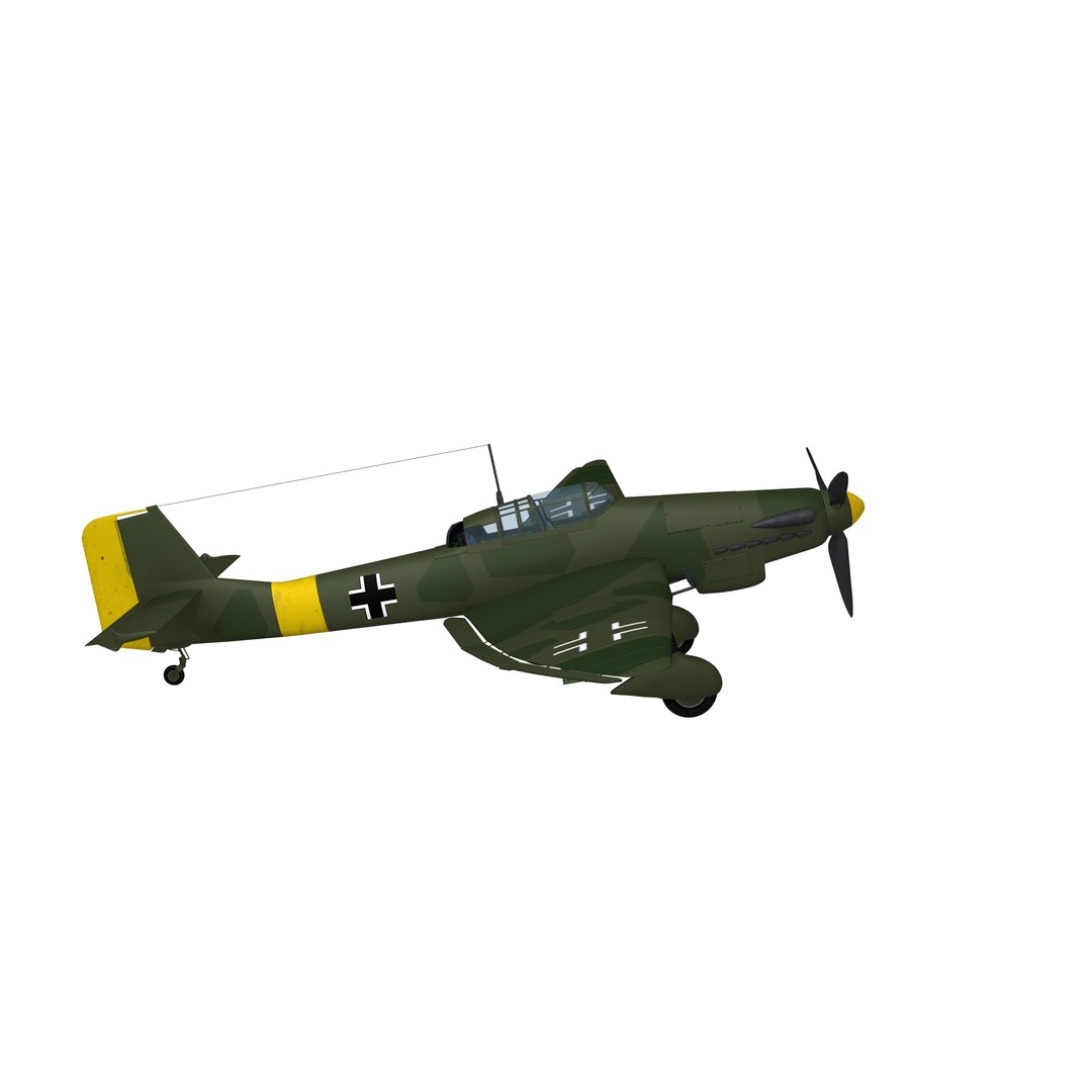 3D WW2 German Aircraft - TurboSquid 1998327