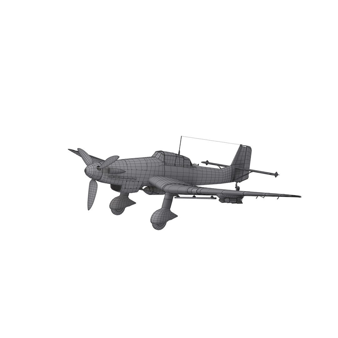 3D WW2 German Aircraft - TurboSquid 1998327