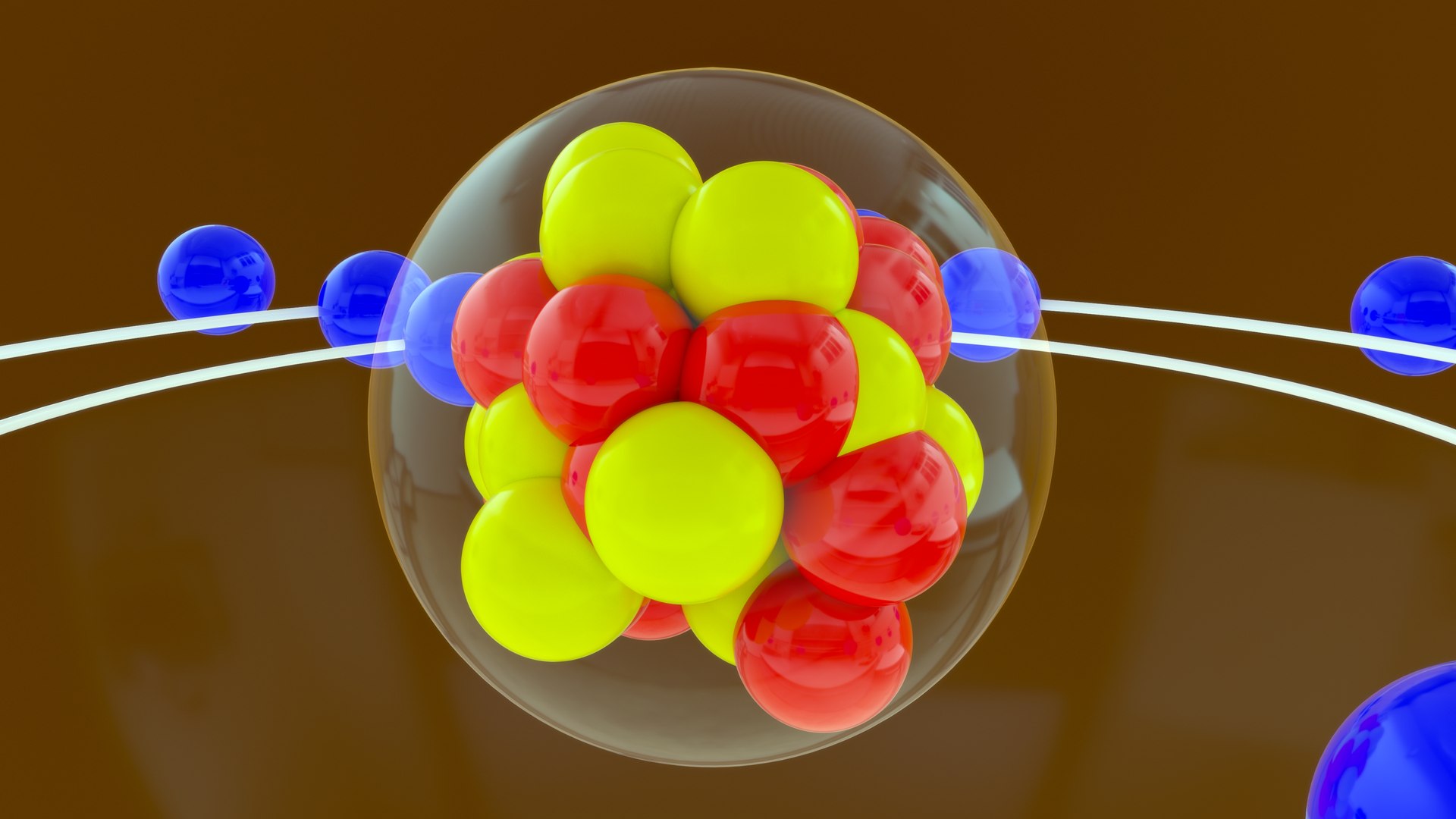 3D Chlorine Atom - TurboSquid 2132398